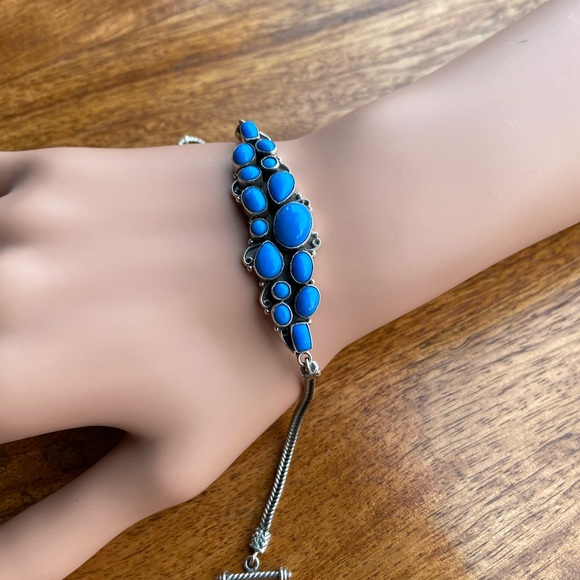 Artisan Crafte | Jewelry | Rare Ceruleite Stone Bracelet | Poshmark